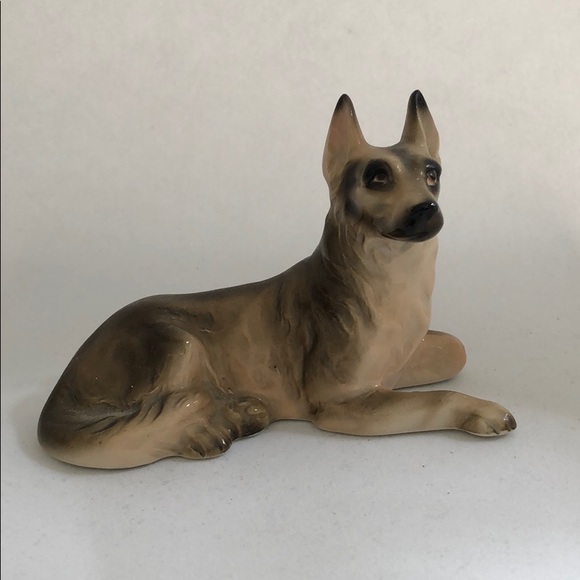 Accents | Vintage Porcelainceramic Dog German Shepherd | Poshmark